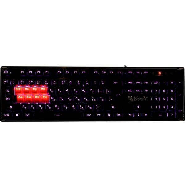 Bloody B3370R 8-Light Strike RGB Mechanical Gaming Keyboard – Brown Switch
