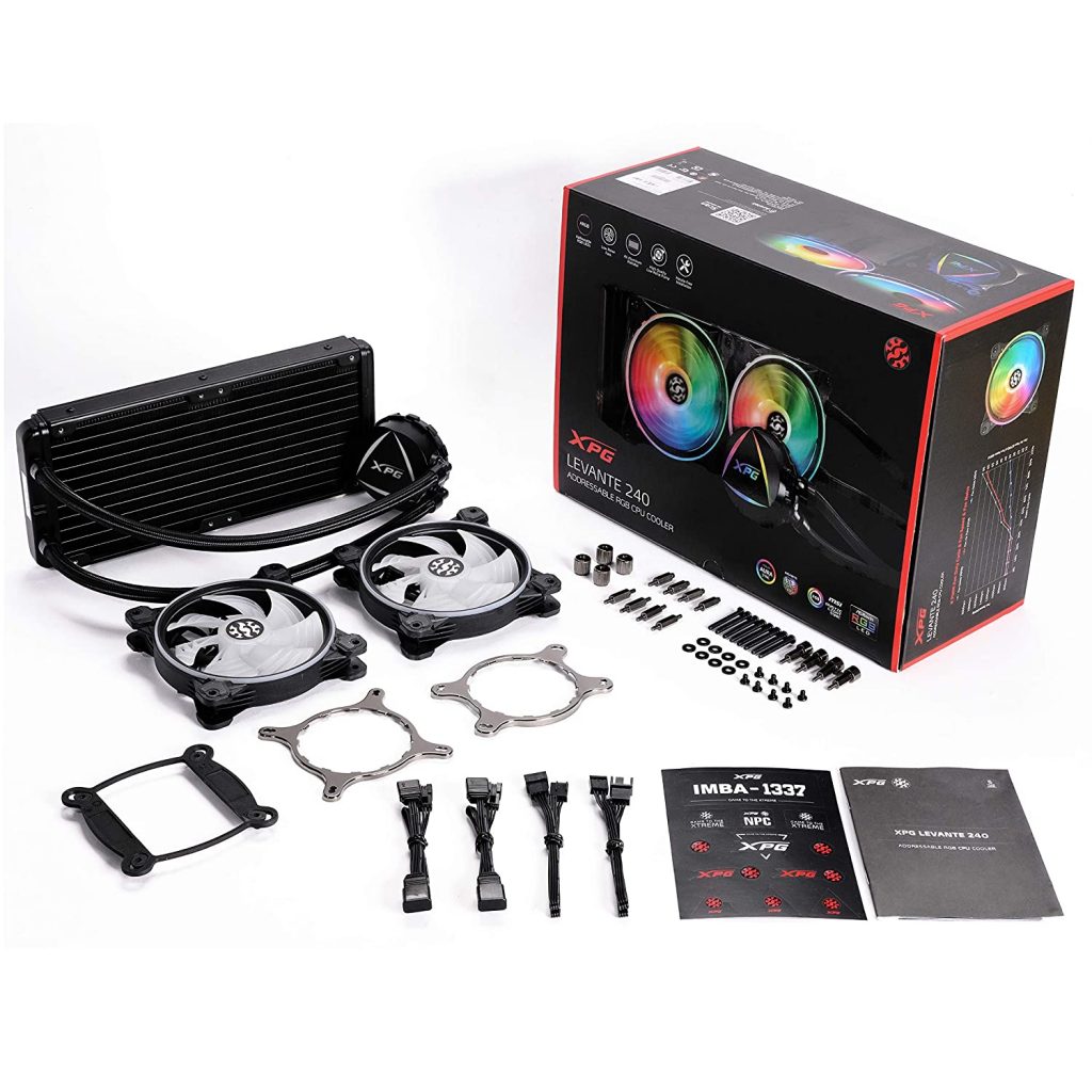 XPG LEVANTE X 240 Addressable ARGB CPU Liquid Cooler
