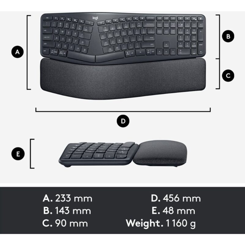 Logitech Ergo K860 Wireless Split Keyboard