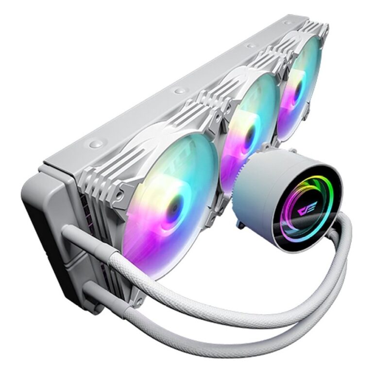 darkFlash Twister DX240 AIO Liquid Cooler - White
