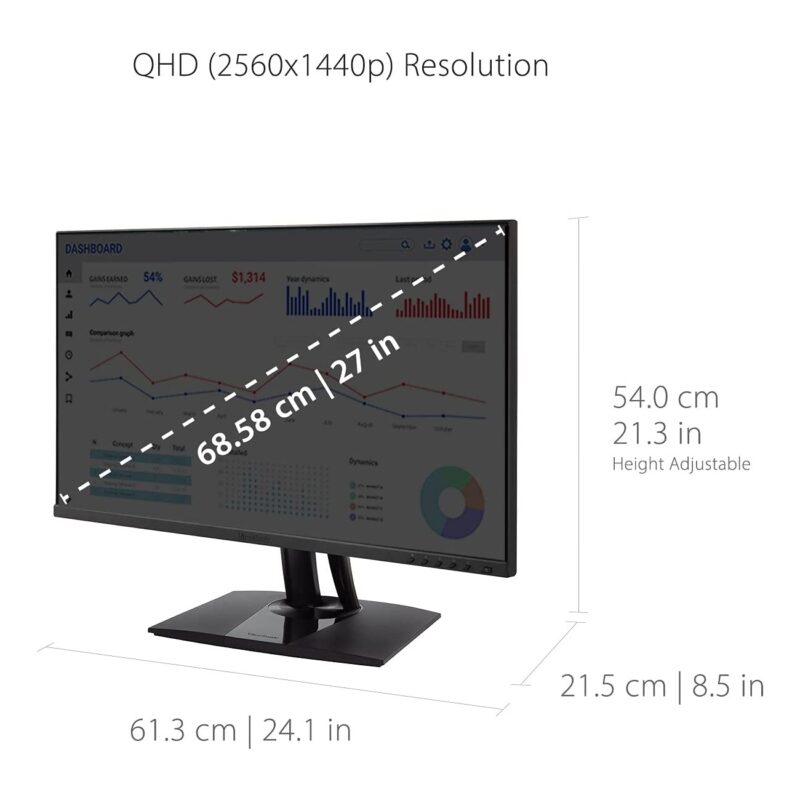 ViewSonic VP2756-2K 27" IPS 2K QHD LED Monitor