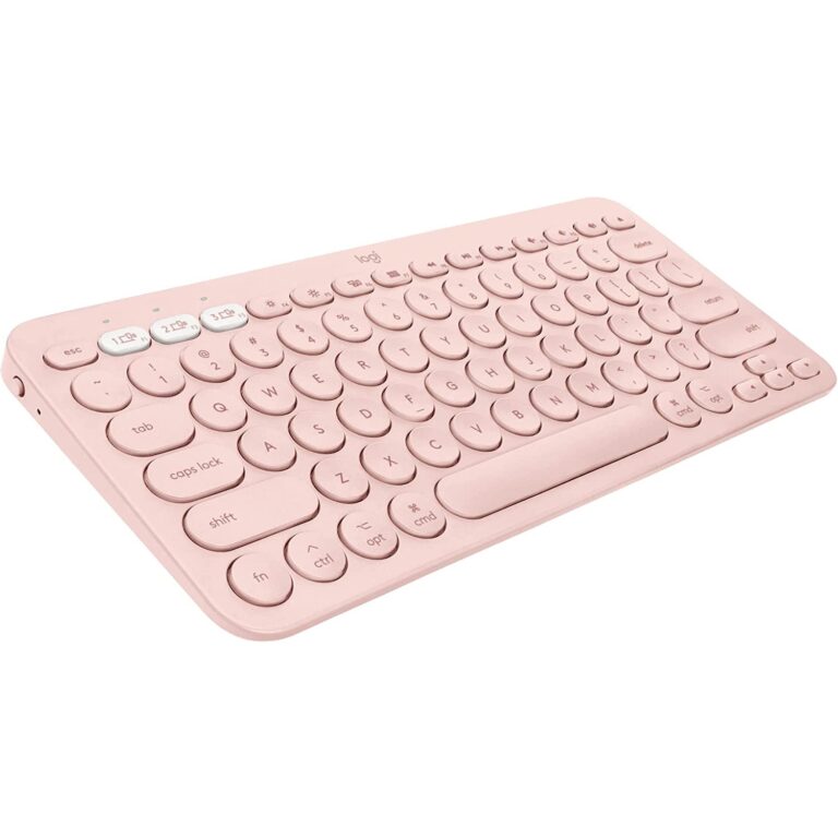 Logitech K380 Multi-Device Bluetooth Keyboard - Pink - Tech Arc