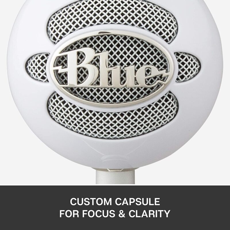 Logitech Blue Snowball iCE Plug And Play USB Microphone - White