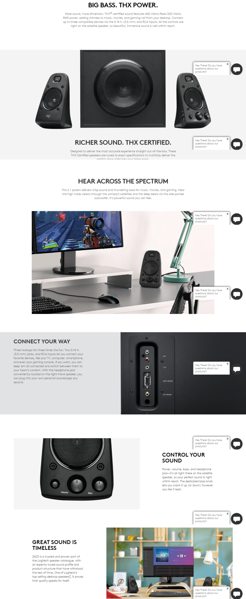 Logitech Z623 with Subwoofer Speaker System