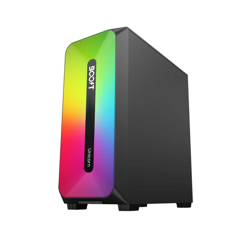 Boost Unicorn PC Case With 3 ARGB Fans - Free Shipping