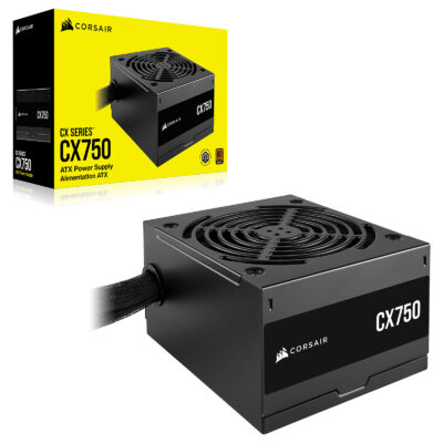 Corsair CX Series 750 Watt 80+ Bronze Certified Modular Power Supply ...