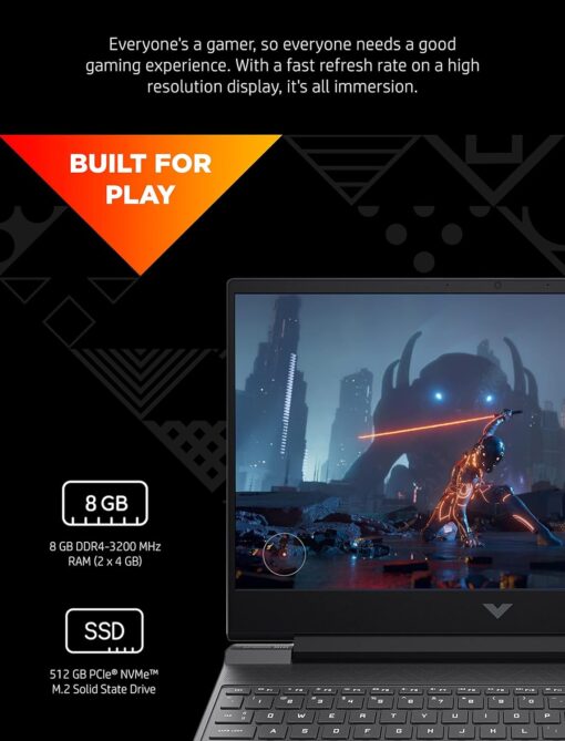 HP Victus 15 Gaming Laptop 15-FA0043TX (6L1R8PA)