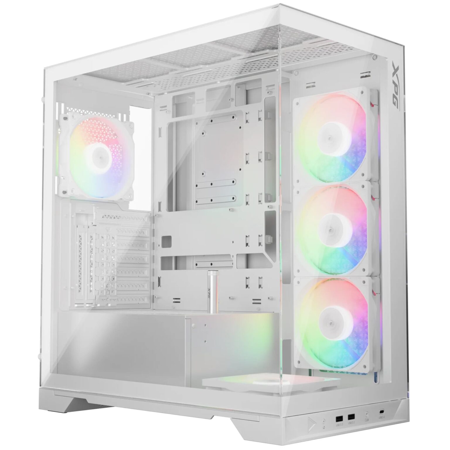XPG Invader X Mid-Tower PC Case – White