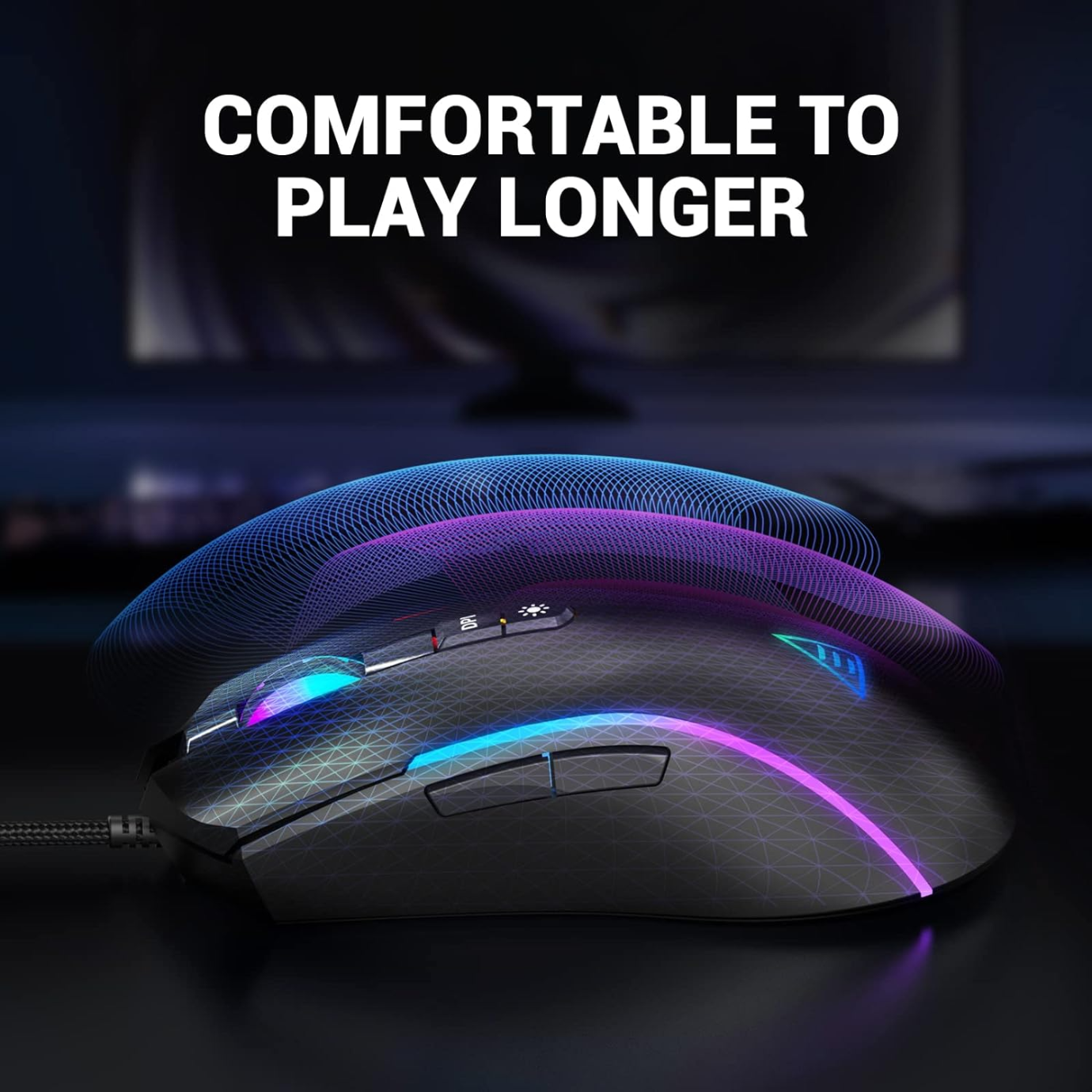 EKSA EM110 RGB Gaming Mouse – Wired