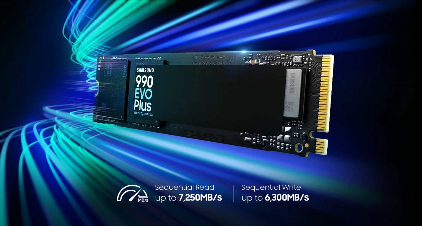 SAMSUNG 990 EVO Plus 2TB SSD Gen4 NVMe M.2 SSD