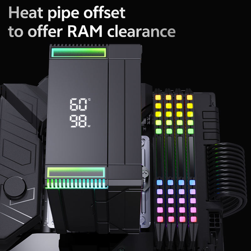 SNOWMAN MT4-V4 Digital ARGB Dual Tower CPU Cooler