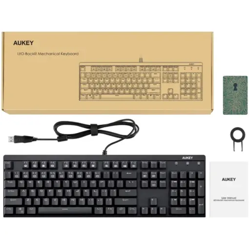AUKEY KM-G6 Wired Mechanical Gaming Keyboard