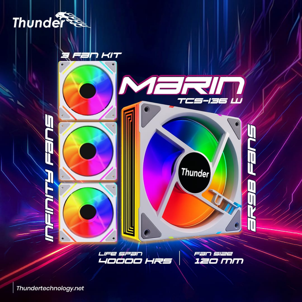 Thunder MARIN TCS-136 ARGB Infinity Case Fans