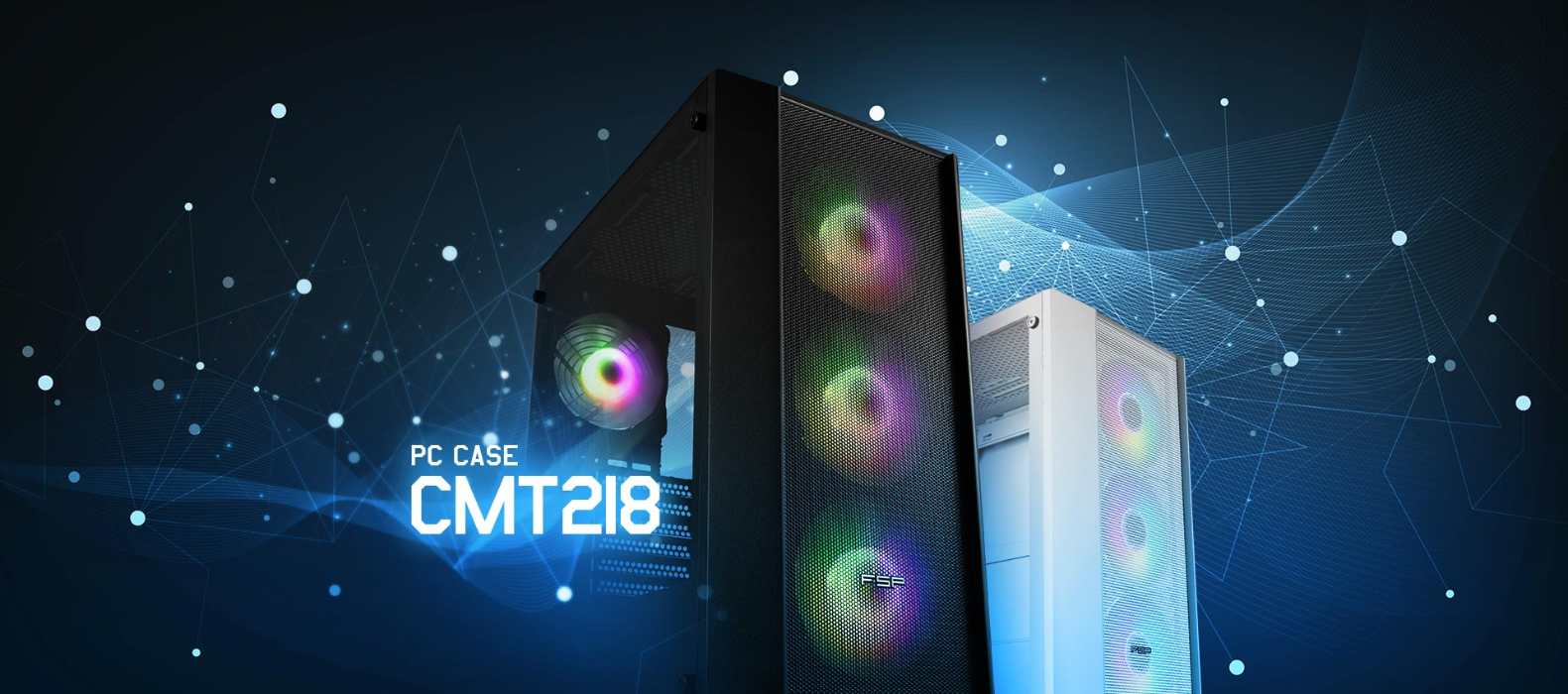 FSP CMT218 ATX Mid-Tower PC Gaming Case