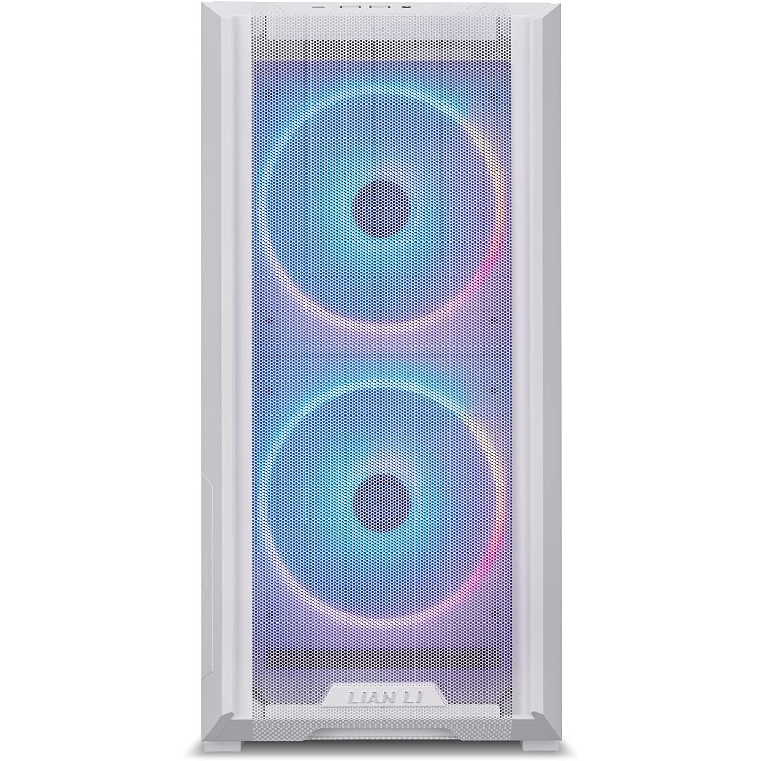Lian Li Lancool 216 RGB Tempered Glass ATX Mid-Tower Computer Case - White