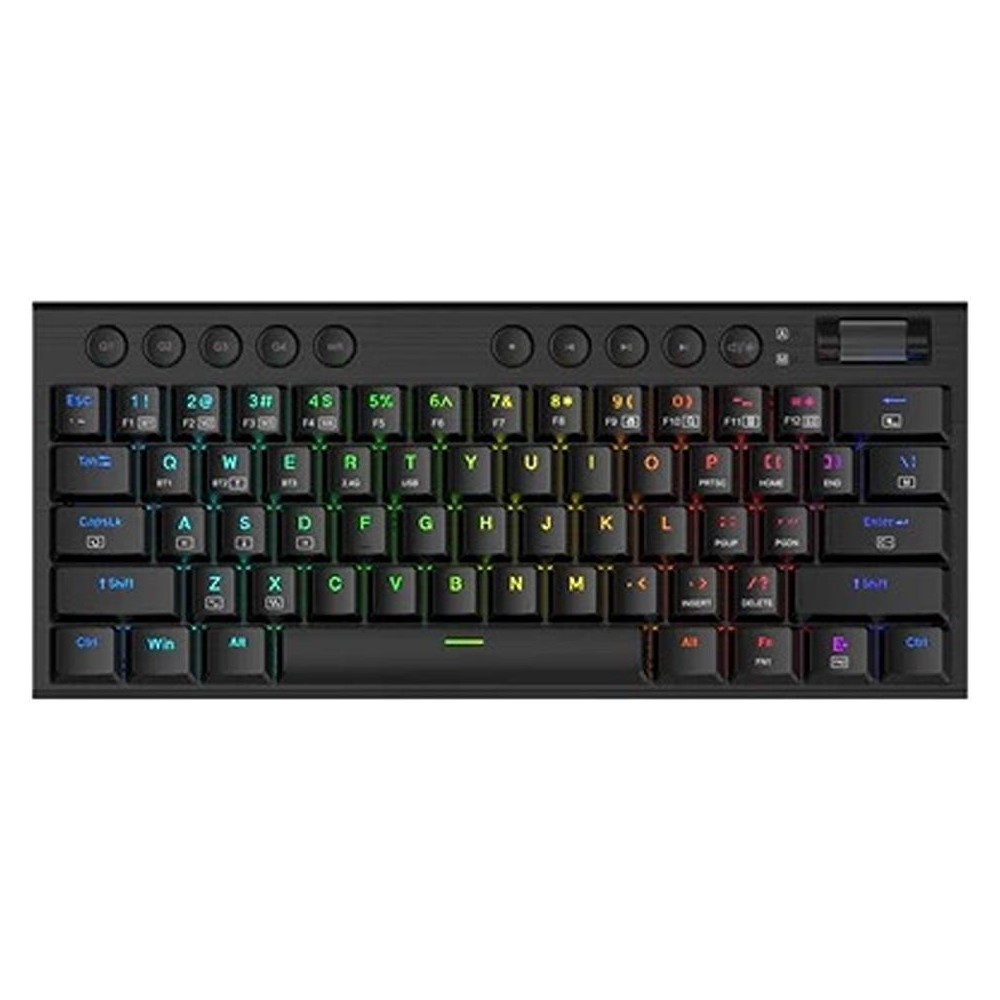 EWEADN DK75 Wired RGB Keyboard - Black Pink Gradient