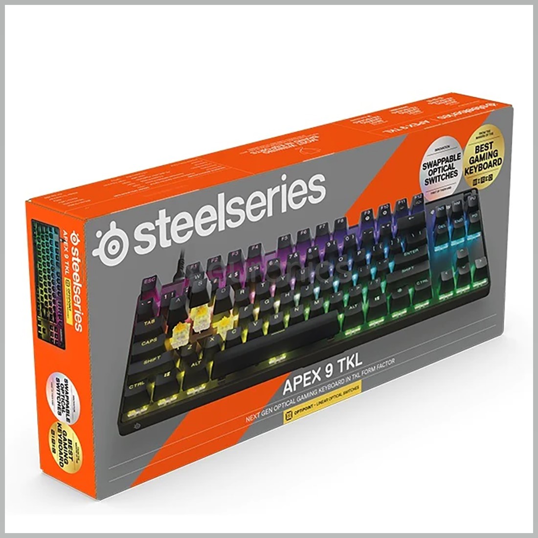 SteelSeries APEX 9 TKL Wired – HotSwap Optical Mini Keyboard ...