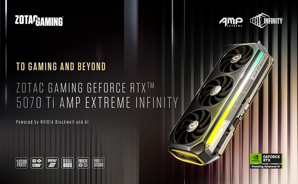 ZOTAC RTX 5070 Ti AMP Extreme INFINITY Graphics Card