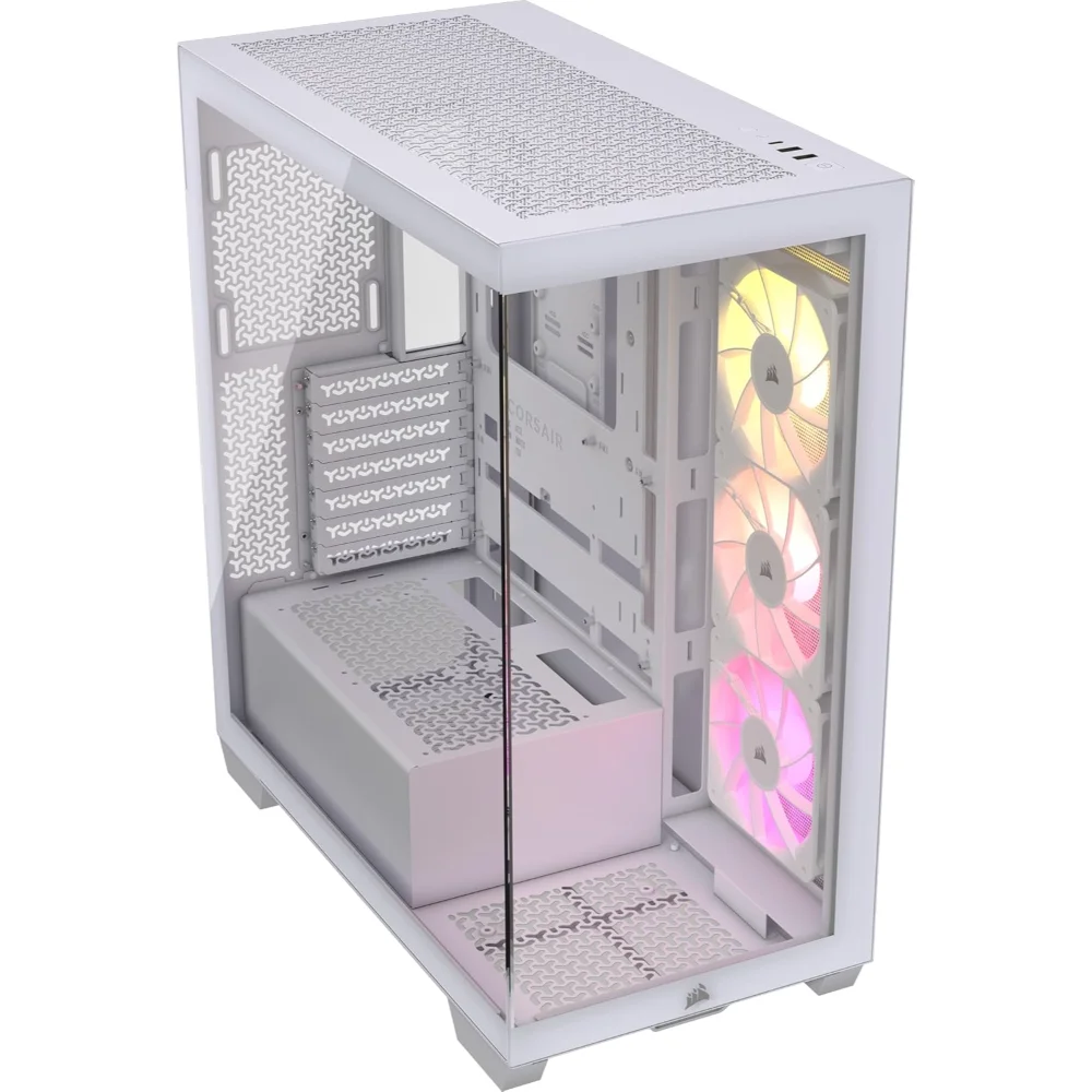 CORSAIR 3500X ARGB Mid-Tower ATX PC Case White