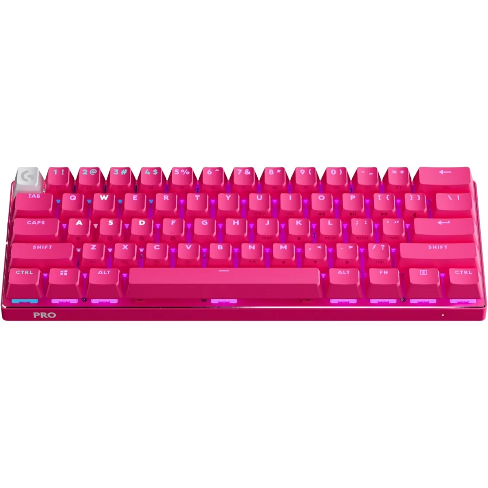 Logitech G PRO X 60 Lightspeed Gaming Keyboard - Magenta