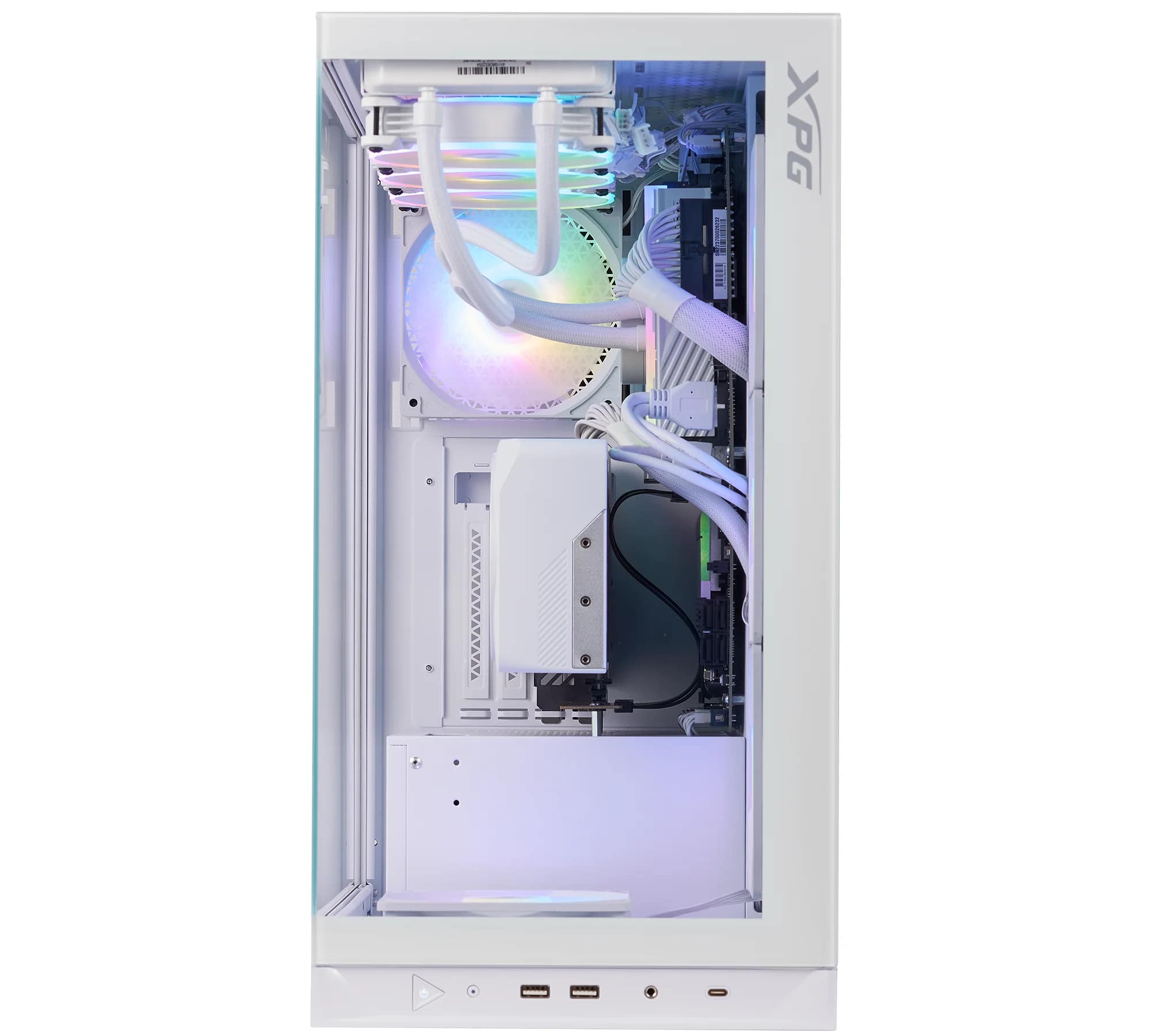 XPG Invader X Mid-Tower PC Case – White