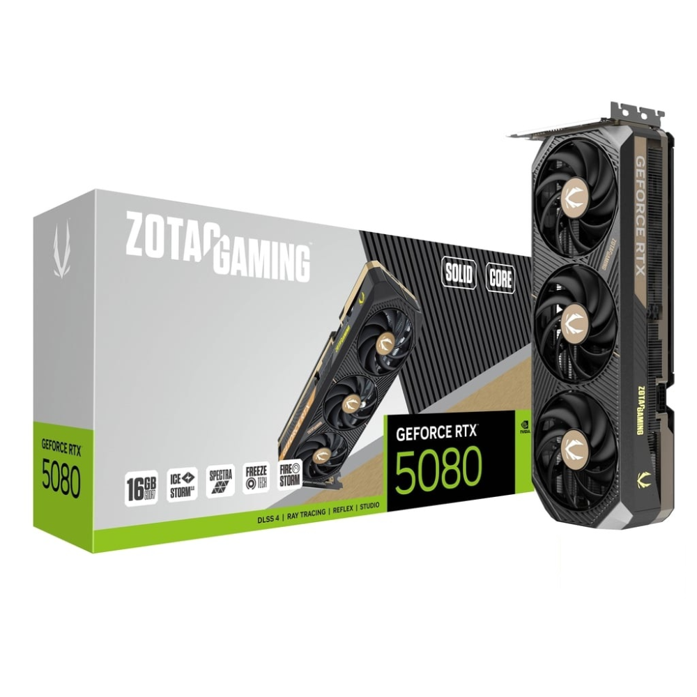 ZOTAC GAMING RTX 5080 SOLID CORE 16GB Graphics Card